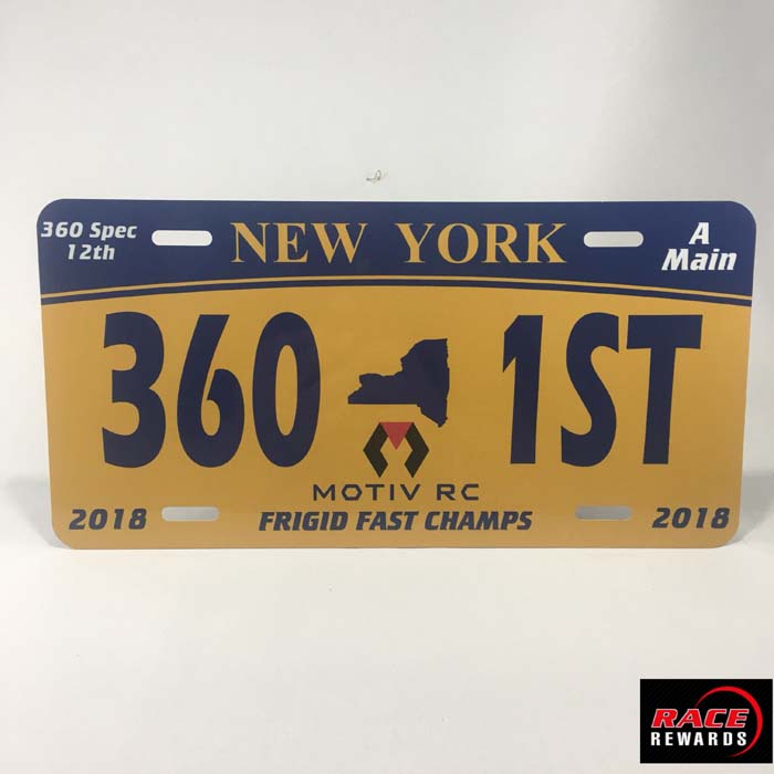 Sublimated License Plates - Custom Printed, Designed | Race Rewards