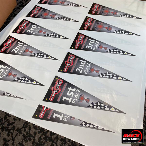 Vinyl Racing Pennants | Vinyl Racing Awards | Race Rewards