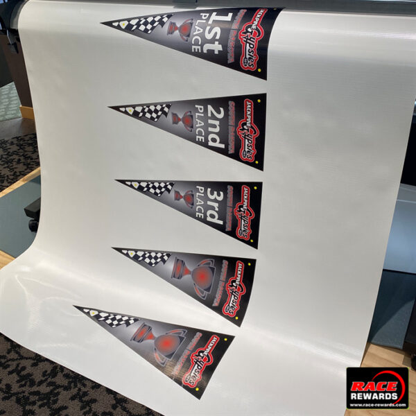 Vinyl Racing Pennants | Vinyl Racing Awards | Race Rewards