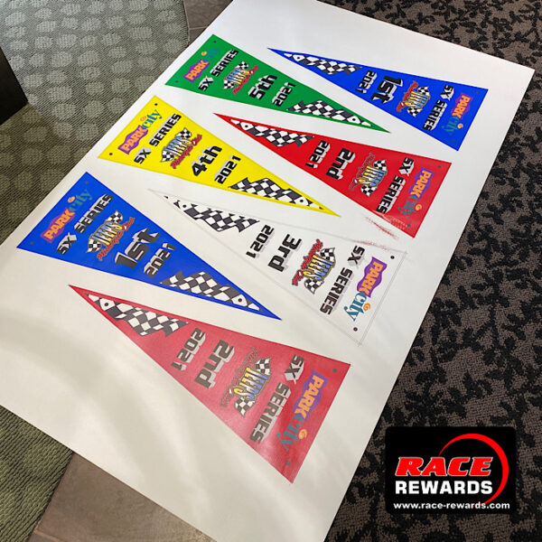 Vinyl Racing Pennants | Vinyl Racing Awards | Race Rewards