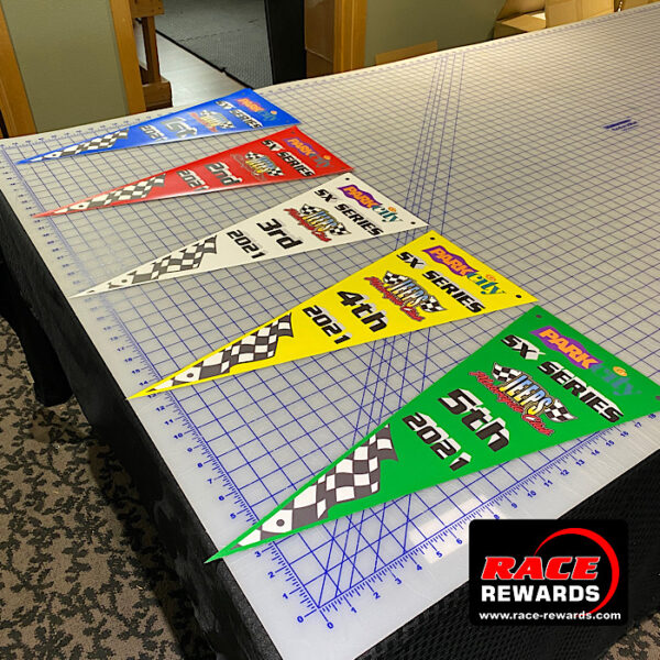 Vinyl Racing Pennants | Vinyl Racing Awards | Race Rewards