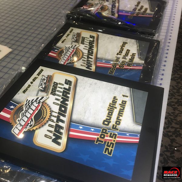Trophies - Sublimated Plaque Samples | Race Rewards