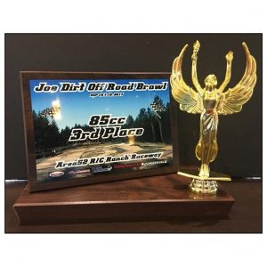 Standing 3D Plaques, Motocross, Trophies