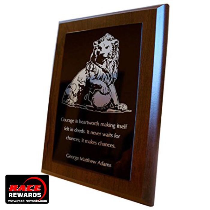 Laser Engraved Log Plaques- Old West Log