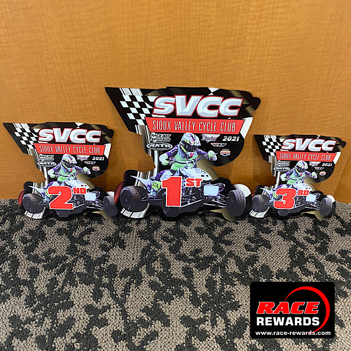 Full Color Acrylic Racing Trophy Plates For Sale | Race Rewards