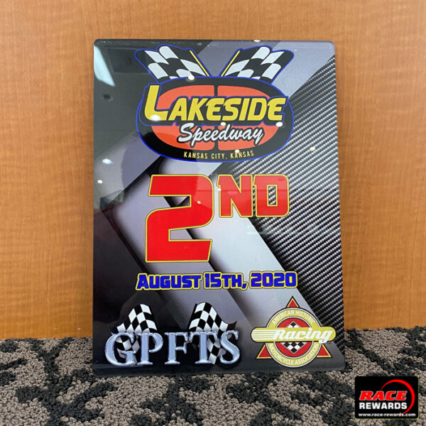Full Color Acrylic Racing Trophy Plates For Sale | Race Rewards